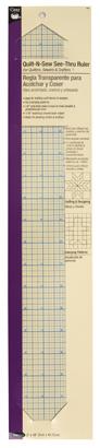 Quilt-N-Sew See-Thru Flexible Ruler - Mile Ten Sewing
